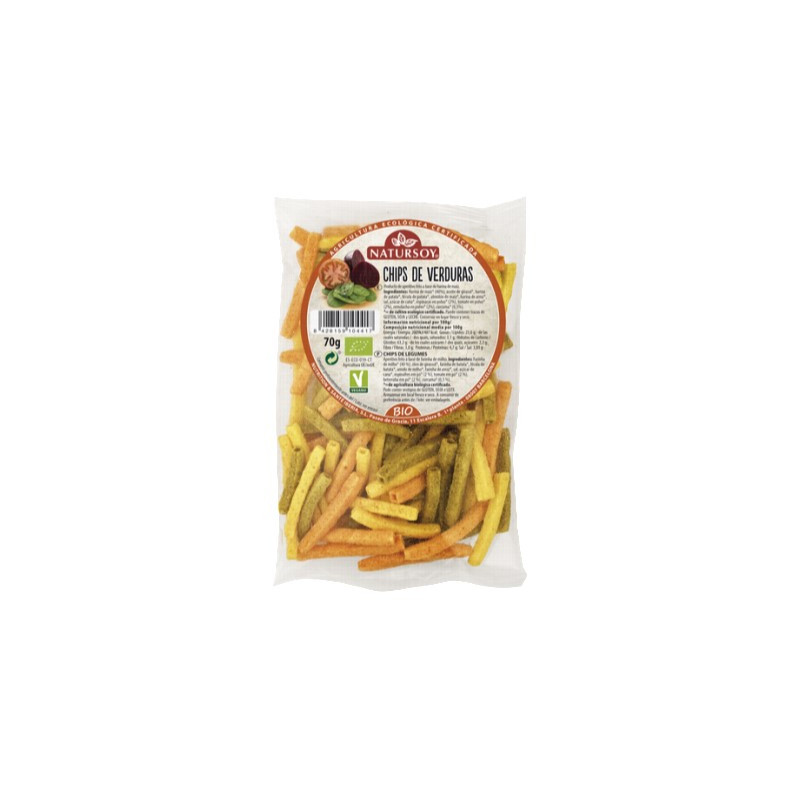 Chips verduras 70gr bio naturs