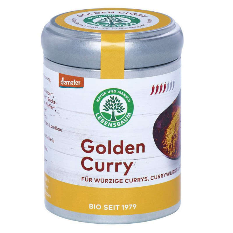 Curry golden india 55gr demeter lebensbaum