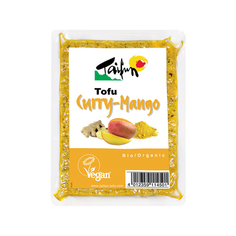 Tofu curry-mango 200gr bio