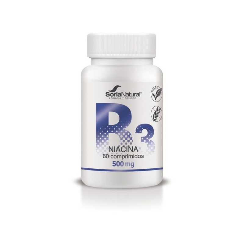 Vitamina b3 niacina 60comp. 500mg s/n