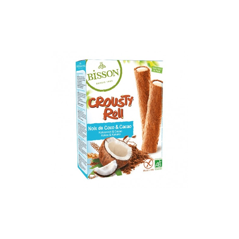Crousty roll coco y cacao bisson 125g
