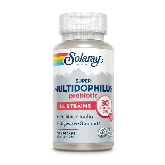Super multidophilus probiotic 24 60vegcaps solaray