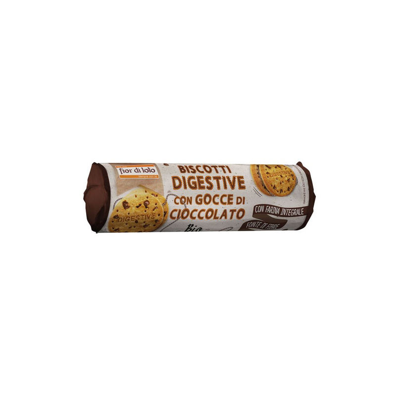 Galletas digestive chips choco tubo bio 250g fior