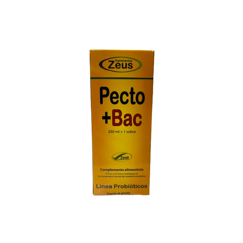 Pecto+bac 250ml+1 sobre zeus