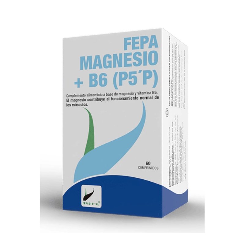 Fepa magnesio + b6 (p5´p) 60comp fepadiet