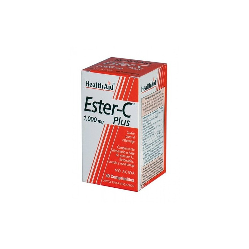 Ester c 1000mg 30 tabletas health aid