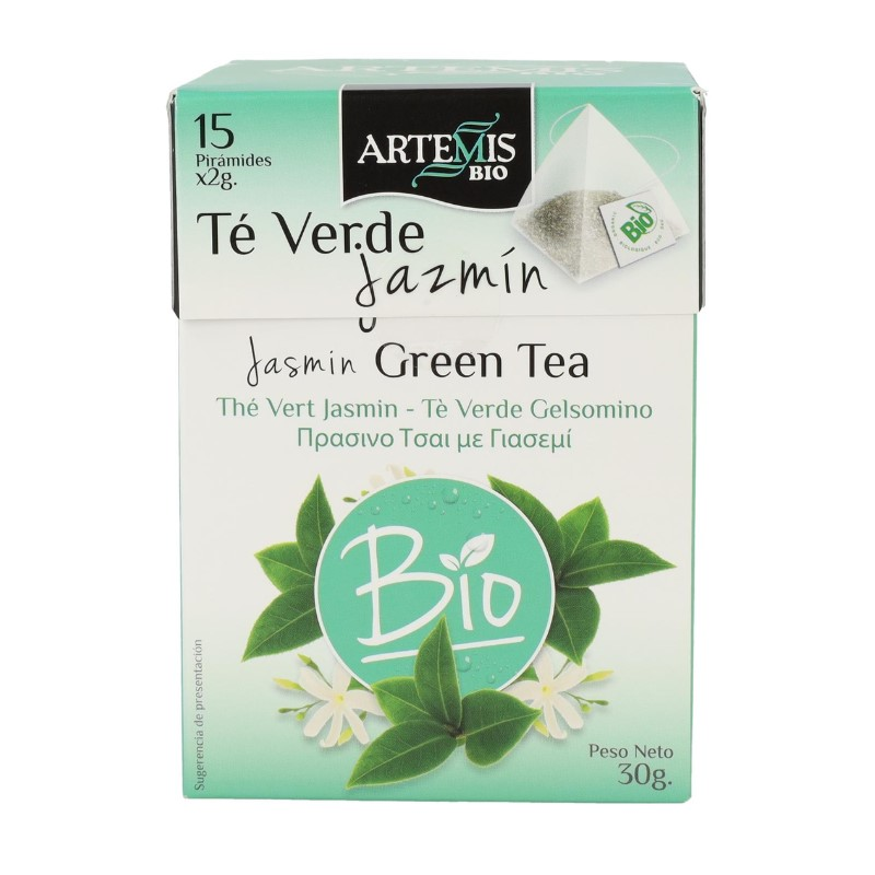 Artemis te verde jazmin bio 15 piramides