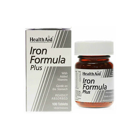 Iron formula plus 100 tabletas health aid