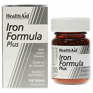 Iron formula plus 100 tabletas health aid