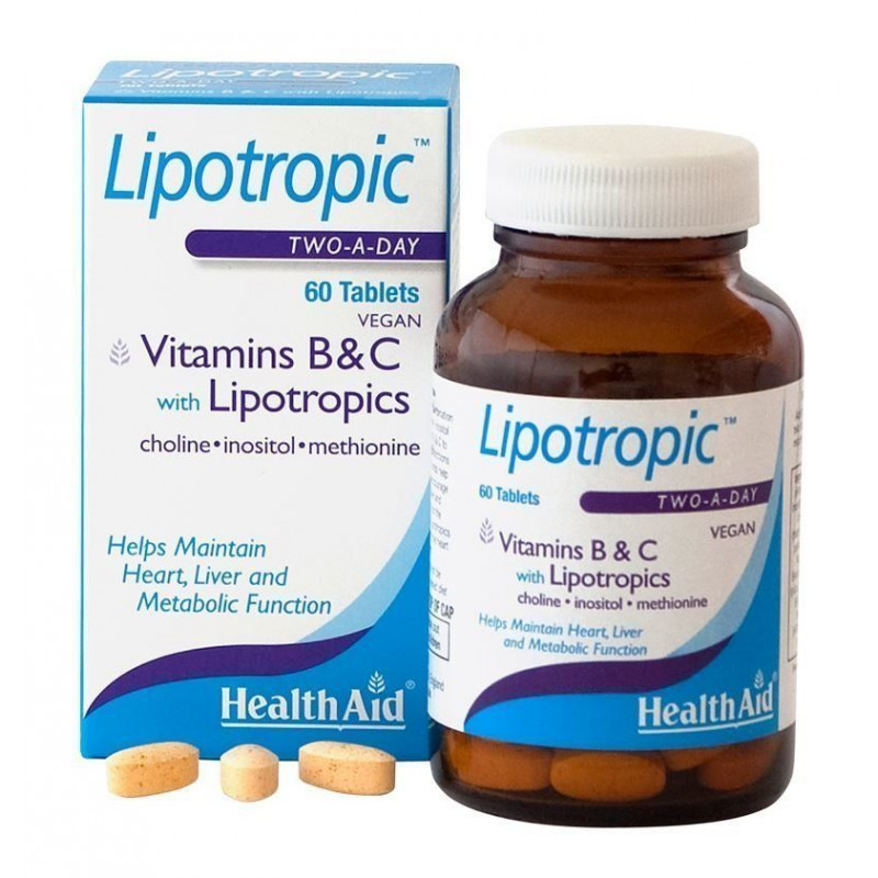 Lipotropic 60 tabletas health aid