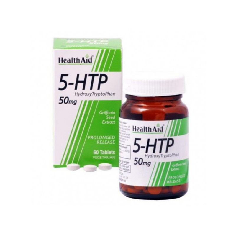 5-htp 50mg 60 tabletas health aid