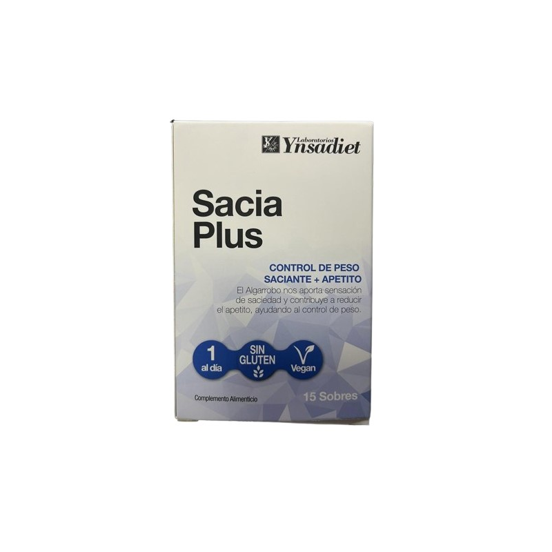 Sacia plus ynsadiet 15 sobres