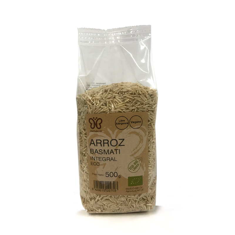 Arroz basmati integral eco 500 g naturcid