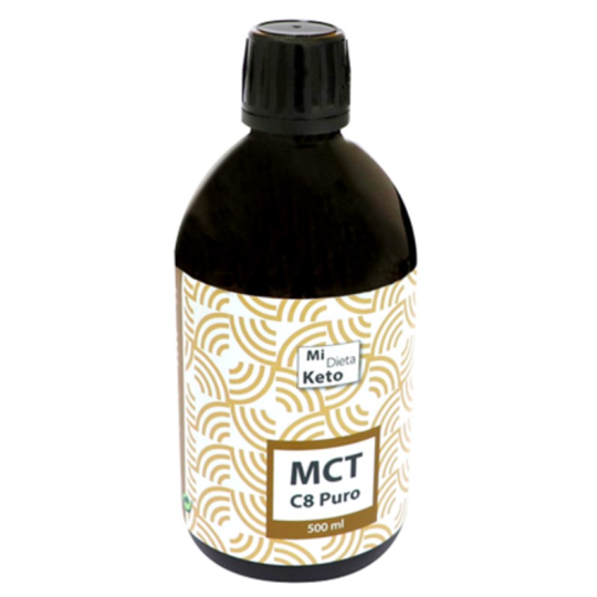 Aceite mct c8 puro 500ml cien x cien natural